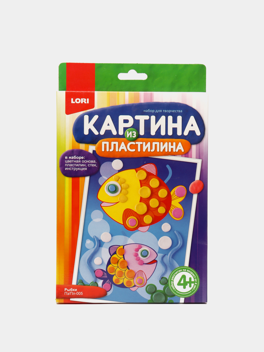 Plastilindan rasm Lori Baliqlarni arzon narxda sotib oling — Uzum (11455)