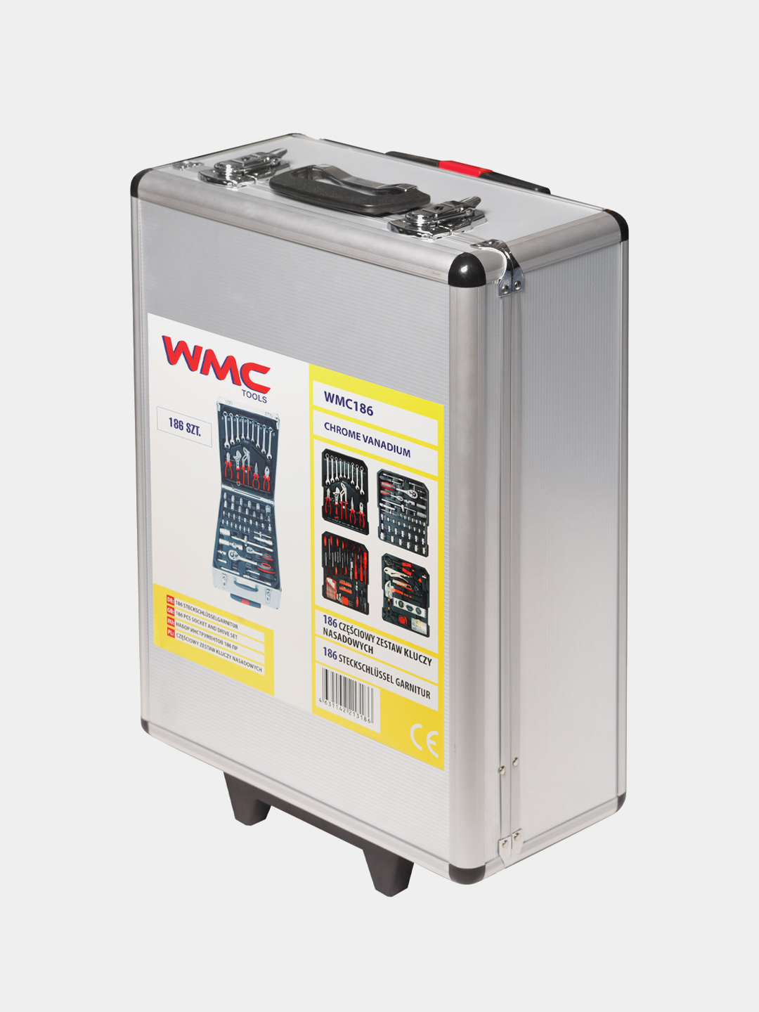 Дорожный кейс WMC Tools с набором инструментов и ключей из 186 ...