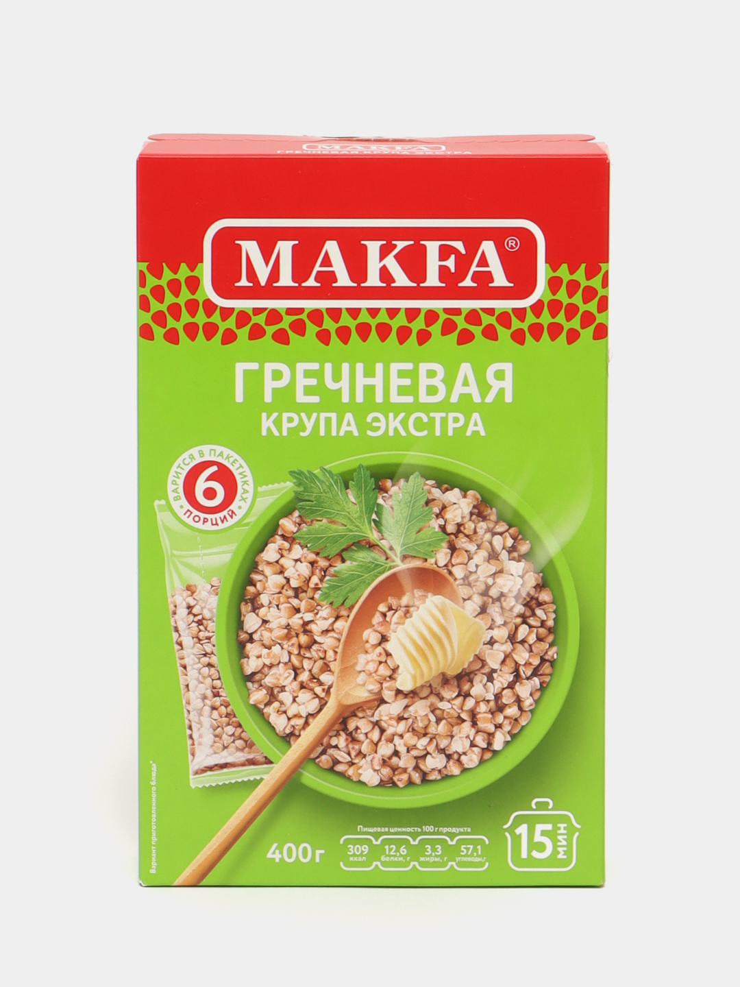 Крупа гречневая Makfa, 400 г купить по низким ценам в интернет-магазине Uzum (18818)