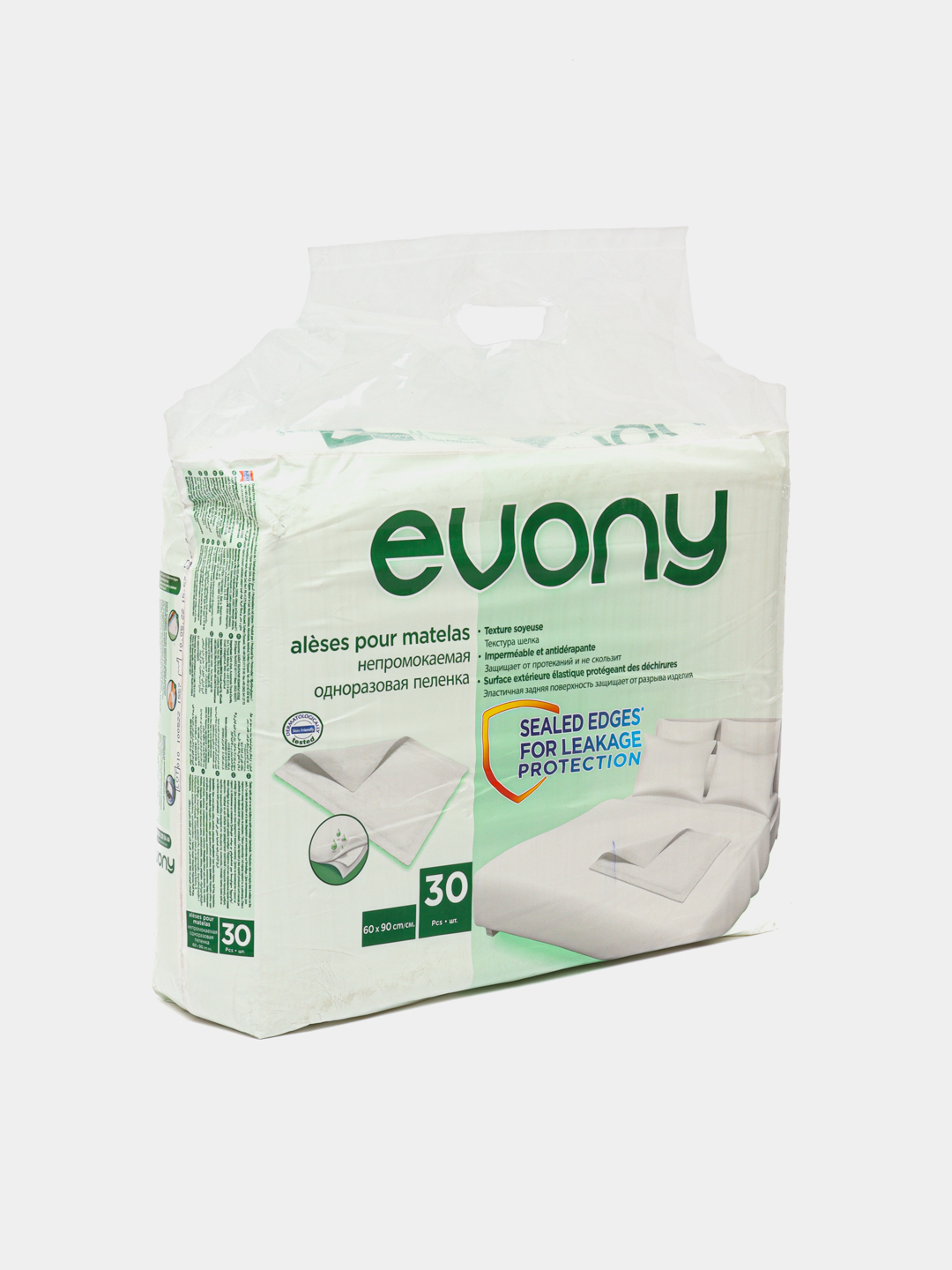 Пеленки для взрослых Evony, 90 * 60 см 30 штук купить по низким ценам в ...
