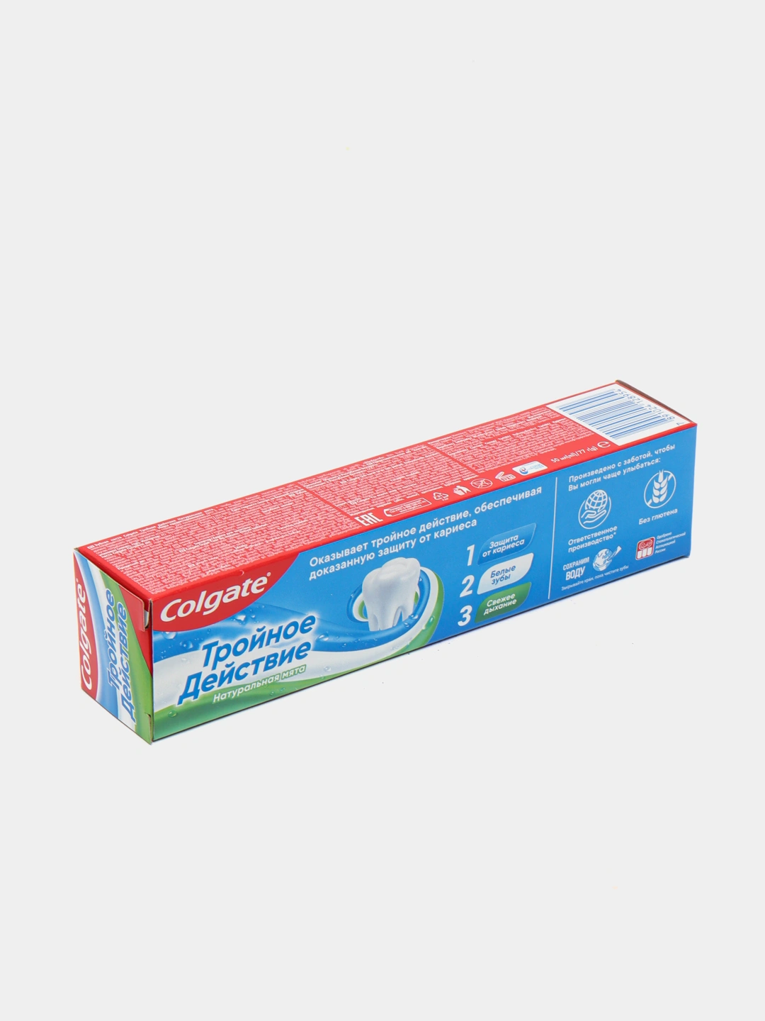 Tish pastasi Colgate, kariyesdan himoya qilish uchun tabiiy yalpiz, 50 ...