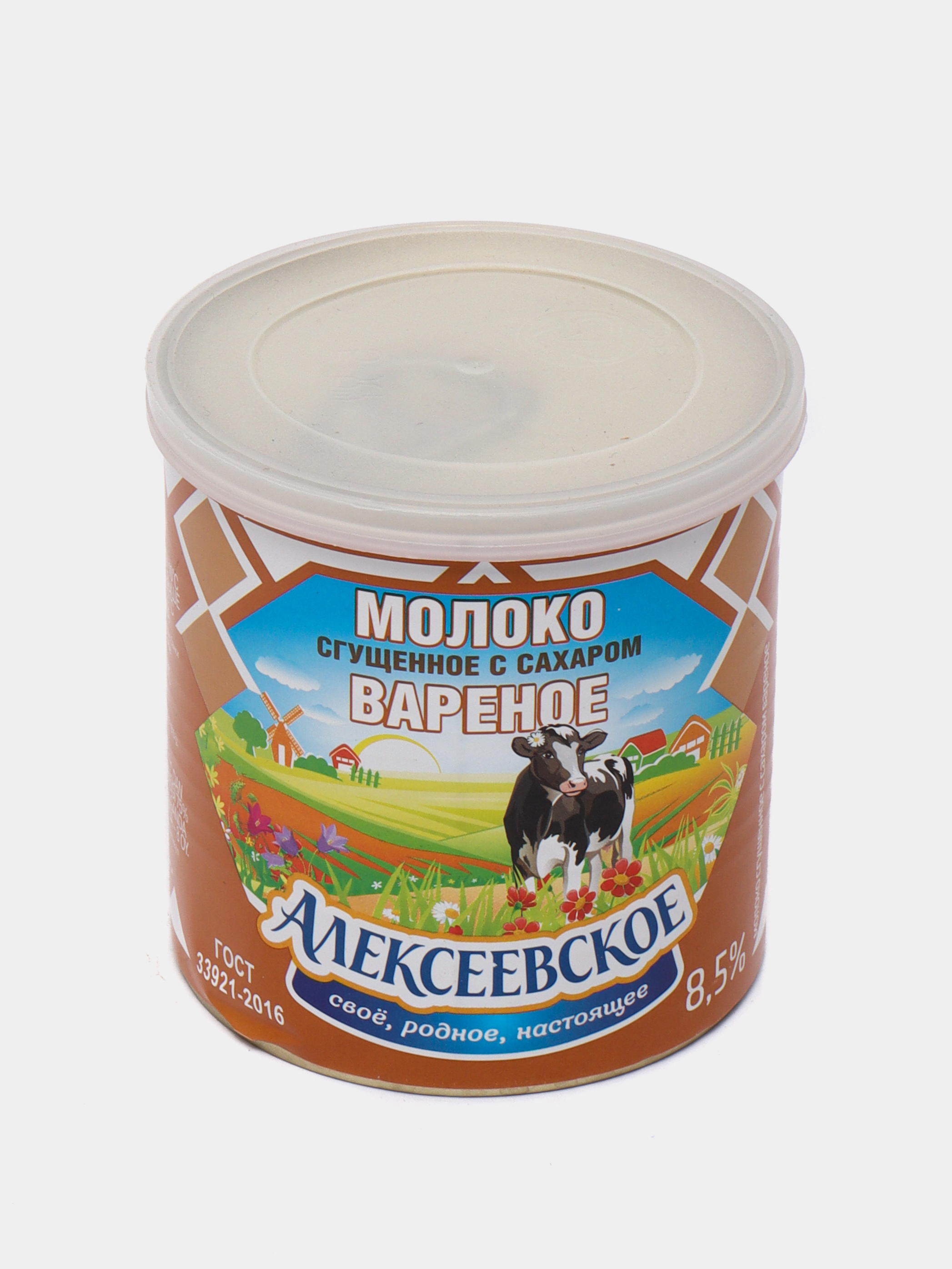Вареное сгущённое молоко Алексеевское, с сахаром, 360гр купить по ...