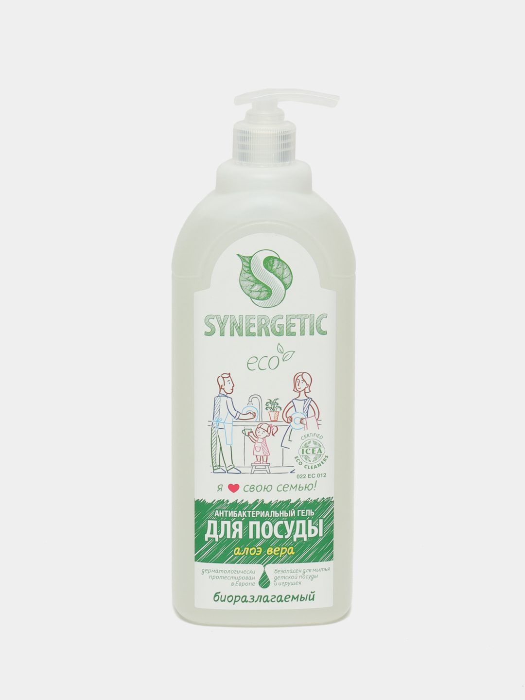 Idishlarni yuvish uchun gel Synergetic, aloe, 1 litrni arzon narxda ...
