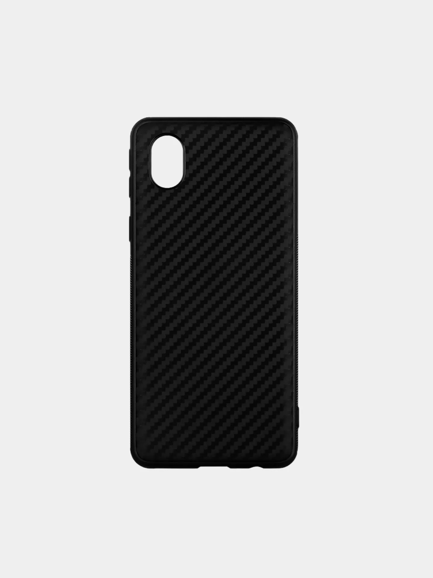 Чехол карбоновый силиконовый для Samsung A01 Core, A03, A10, А11, A41 ...