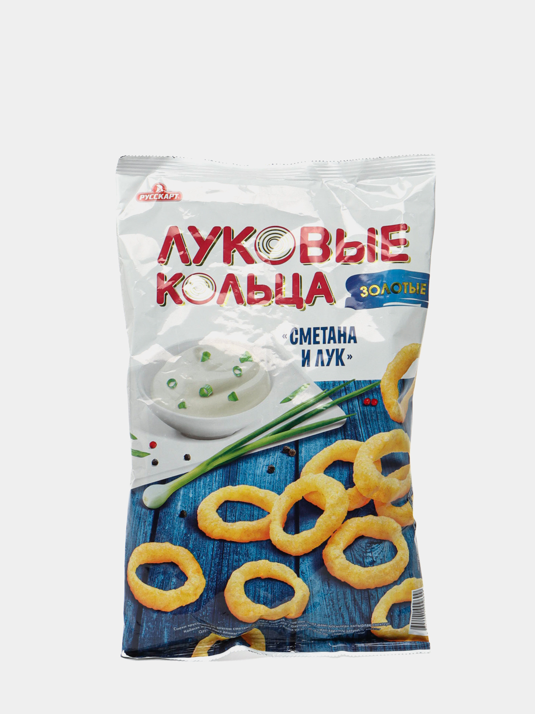 Снеки Луковые кольца золотые сметана и лук, 40 гр купить по низким ...