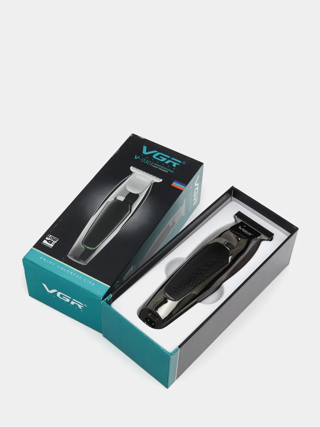 Беспроводная машинка для стрижки VGR V-030, триммер для бритья бороды и ...