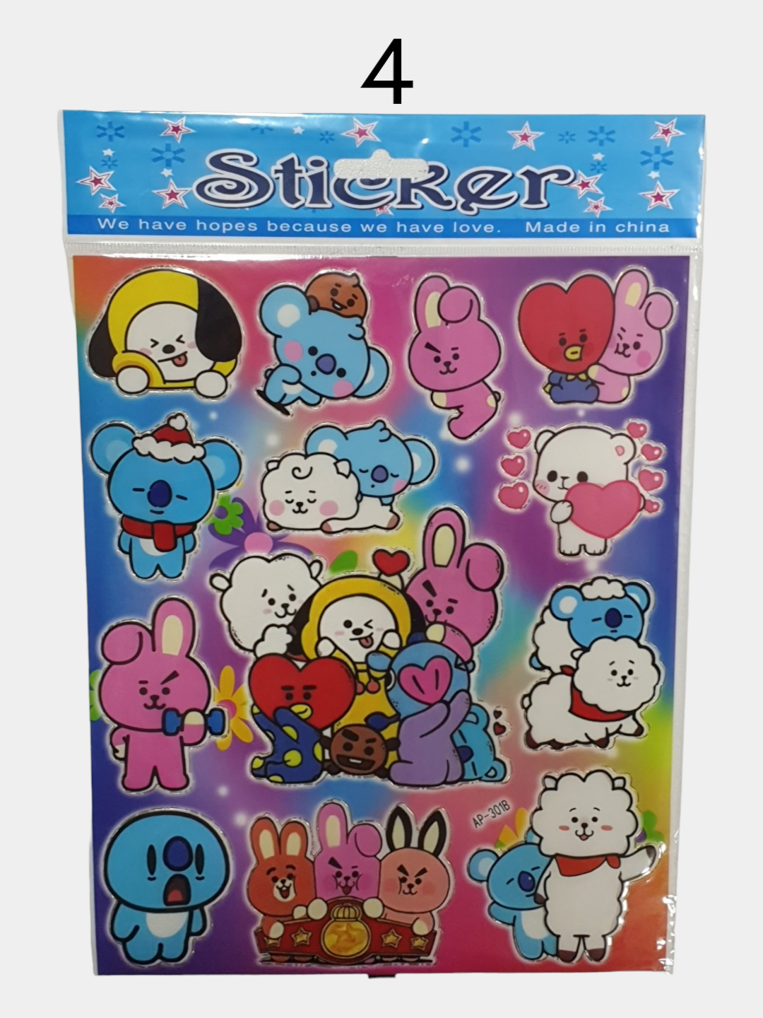 Купить Наклейки BT21 за 3000 сум с бесплатной доставкой за 1 день на Uzum