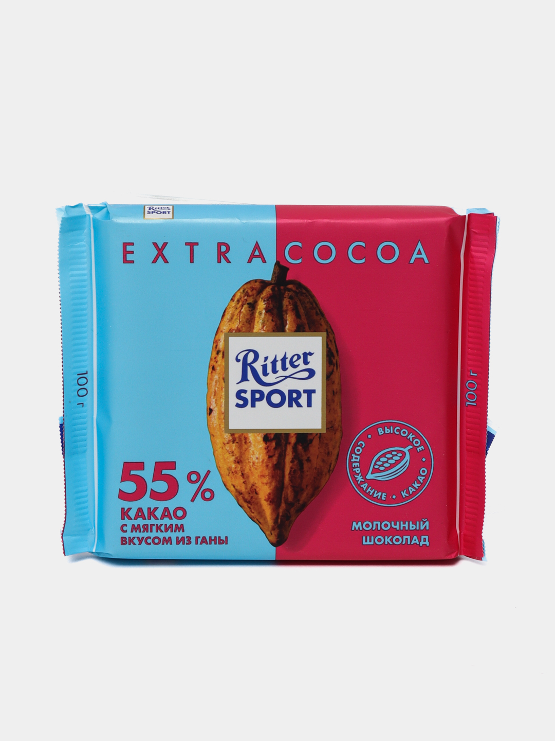 Sutli shokolad Ritter Sport Extra, 55% kakao 100 gni arzon narxda sotib ...