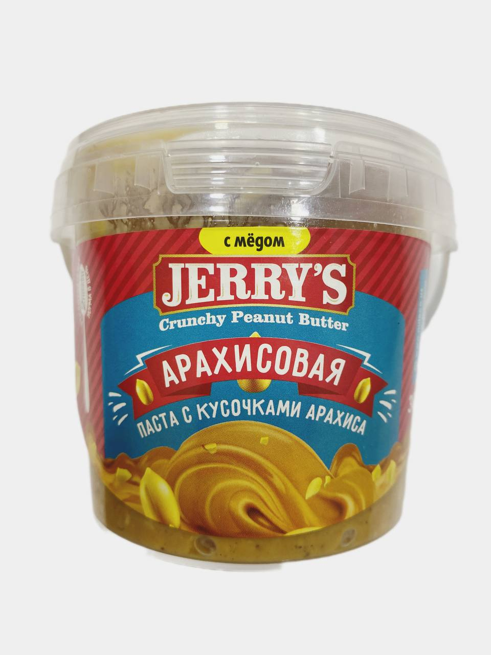 Yong'oq pasta Jerry's Crunchy, yeryong'oq bo'laklari bilan, 300 gni ...