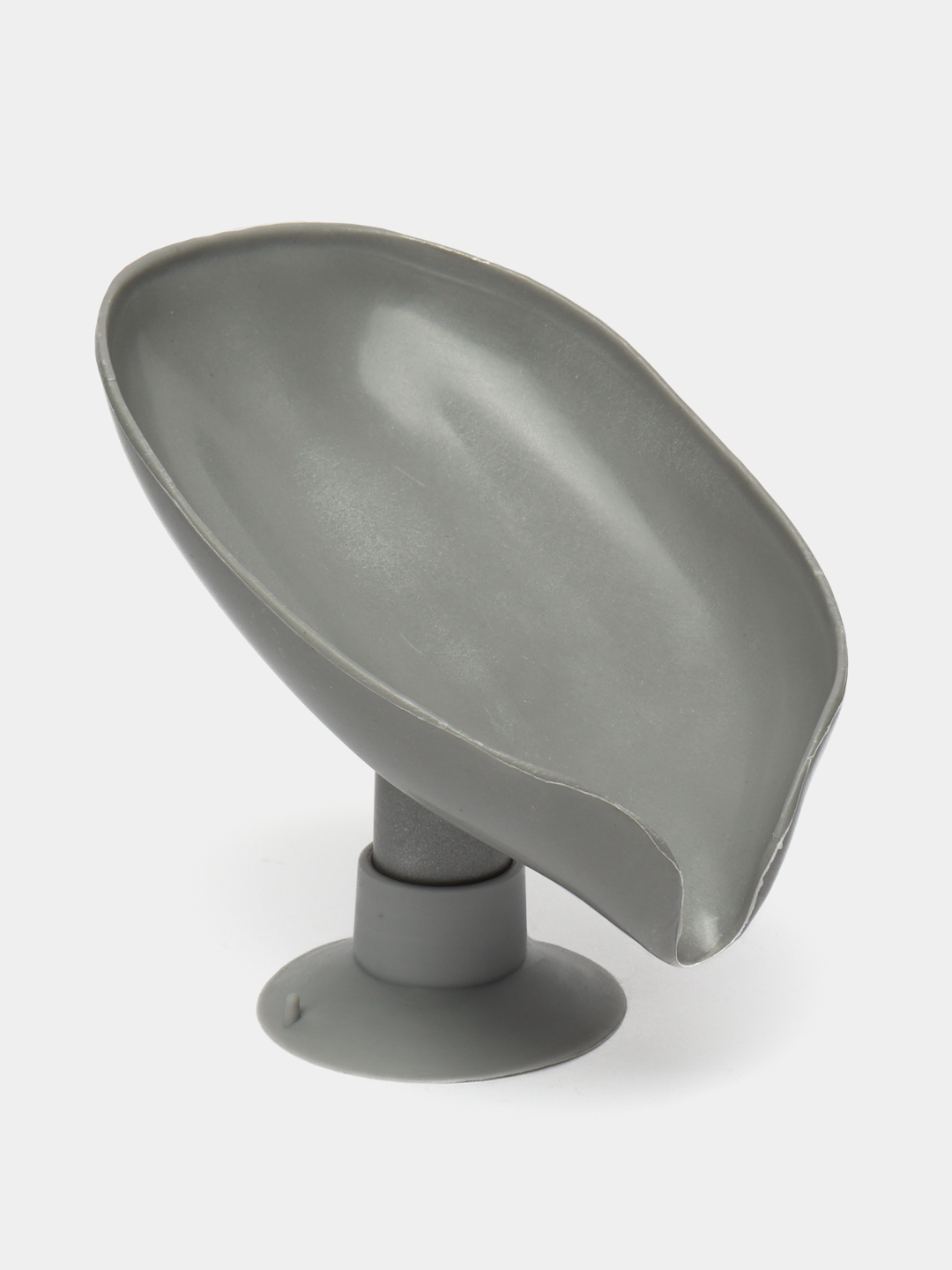 Мыльница лепесток, со сливом, на присоске, держатель для мыла и губки ...