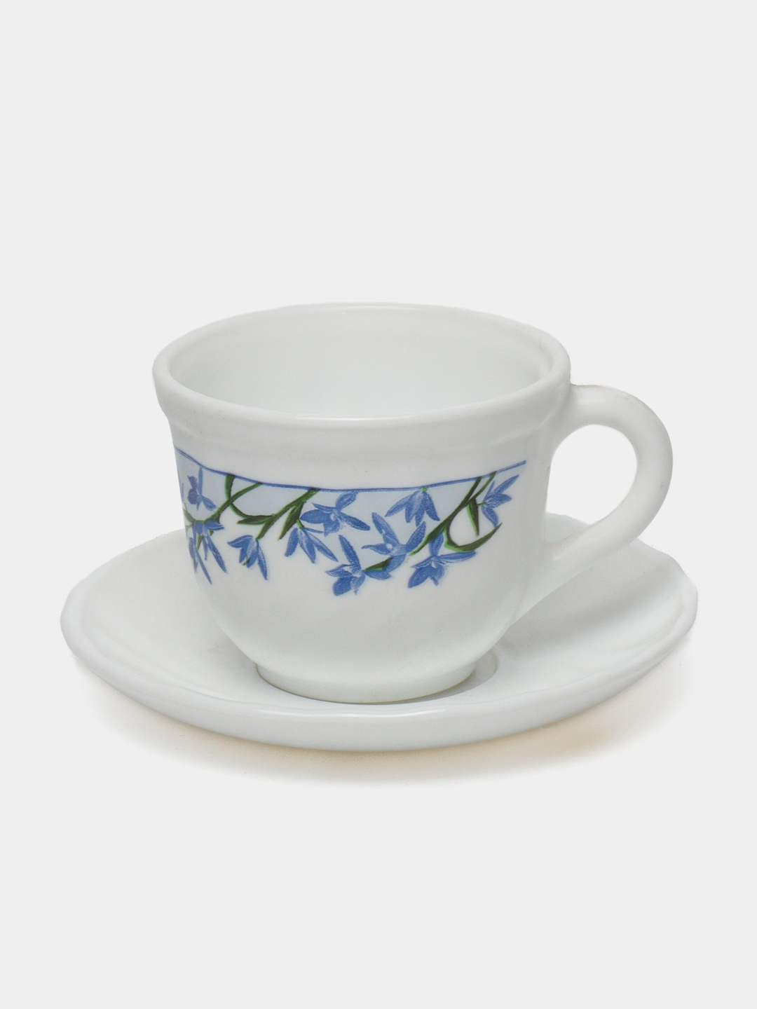 Uzum platformasida Likopcha bilan chashka Arcopal Alia Blue, 1 donani 1 ...