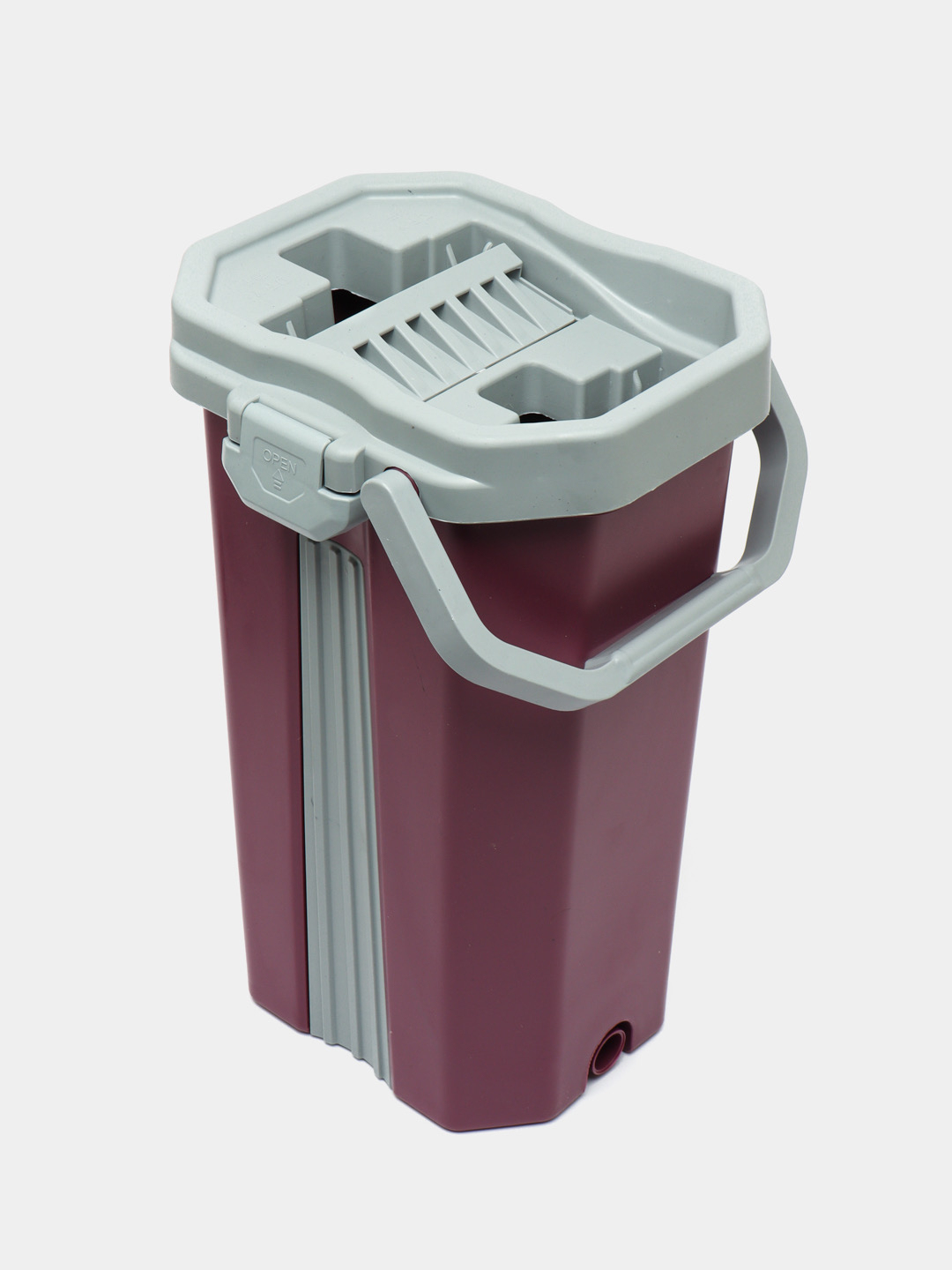 Aqlli shvabra chelak va siqish bilan, 2 ta nasadkalar bilan, tozalash ...