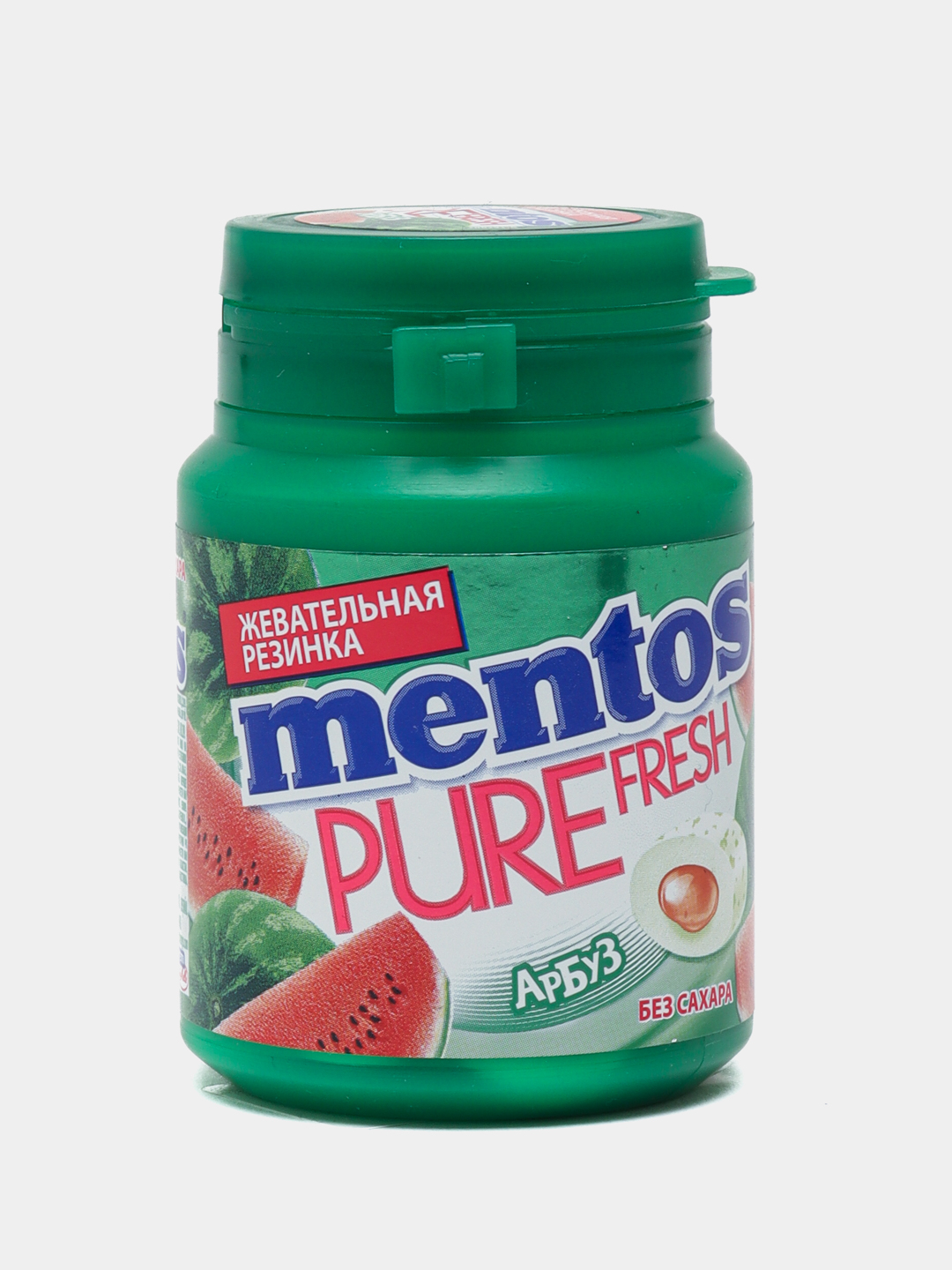 Жевательная резинка Mentos Pure Fresh Арбуз, 54 г купить по низким ...