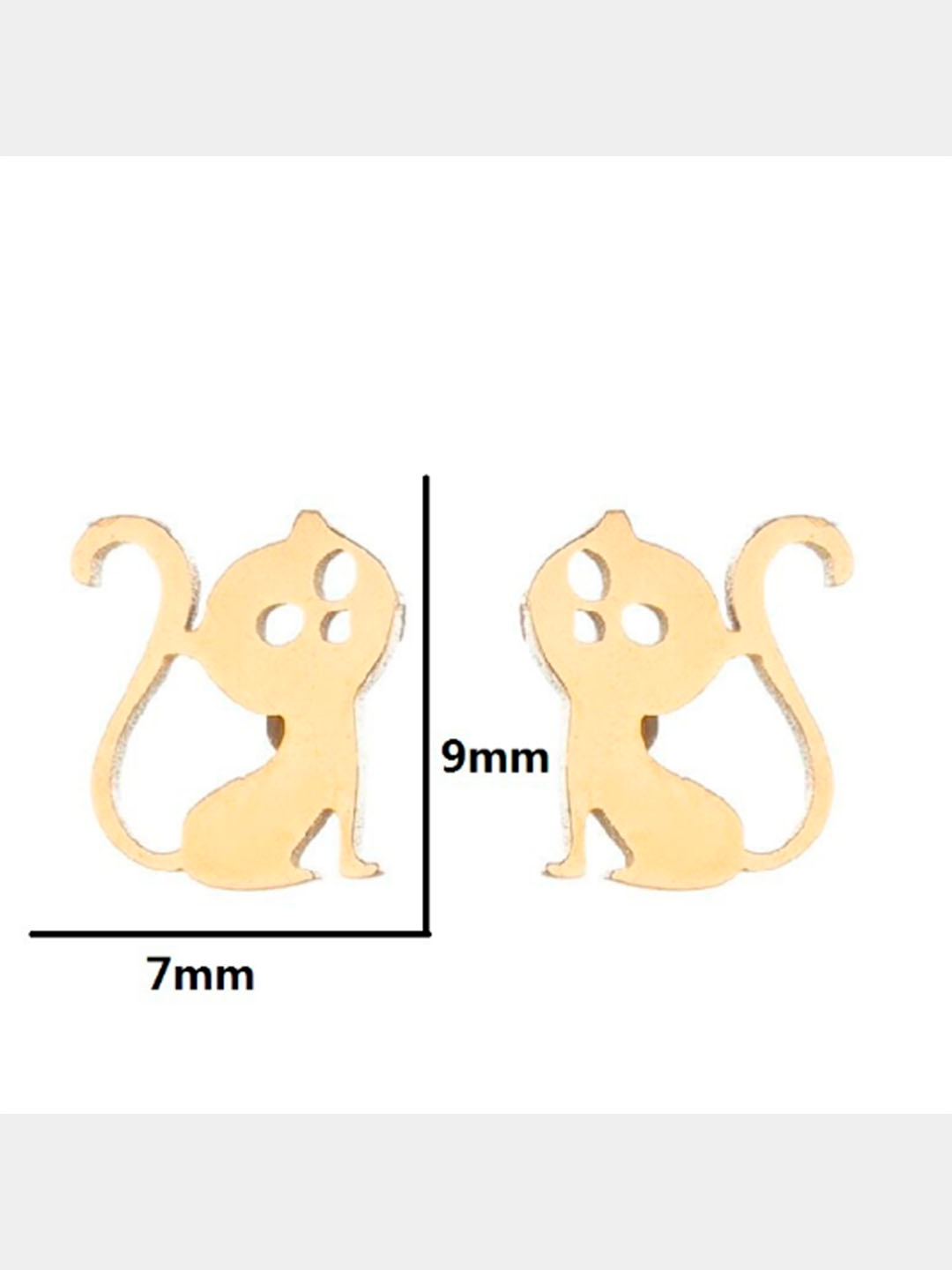 Uzum platformasida Minimalist sirg'alar,mushuk sirg'alari, oltin va ...