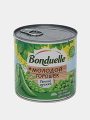 Купить Зеленый молодой горошек Bonduelle, 400 г за 15000 сум с бесплатной доставкой за 1 день на ...