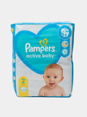 Подгузники для детей Pampers Active Baby 2, 94 шт купить по низким ...