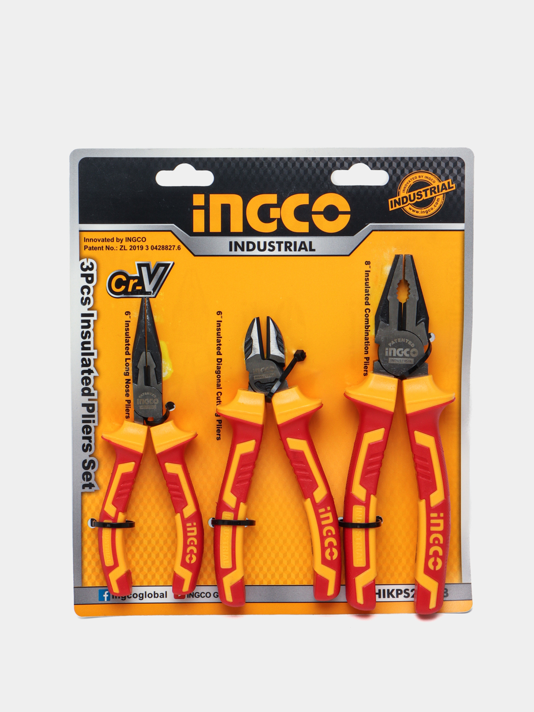 Набор диэлектрических плоскогубцев INGCO HIKPS28318 INDUSTRIAL купить ...