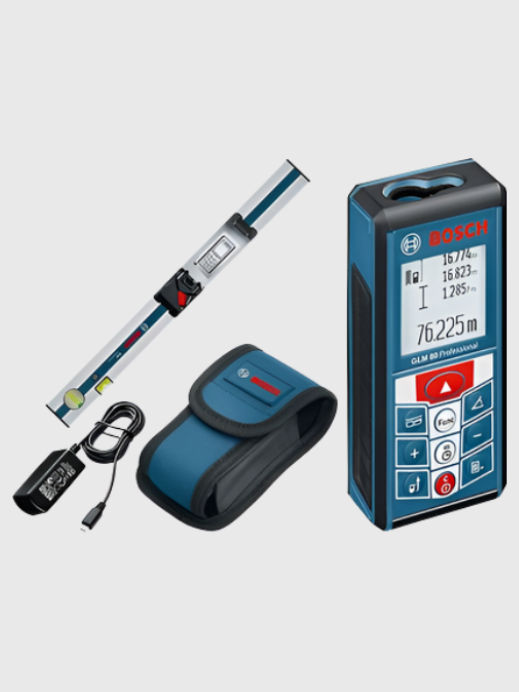Лазерный дальномер BOSCH GLM 80 EU+R60 купить по низким ценам в ...