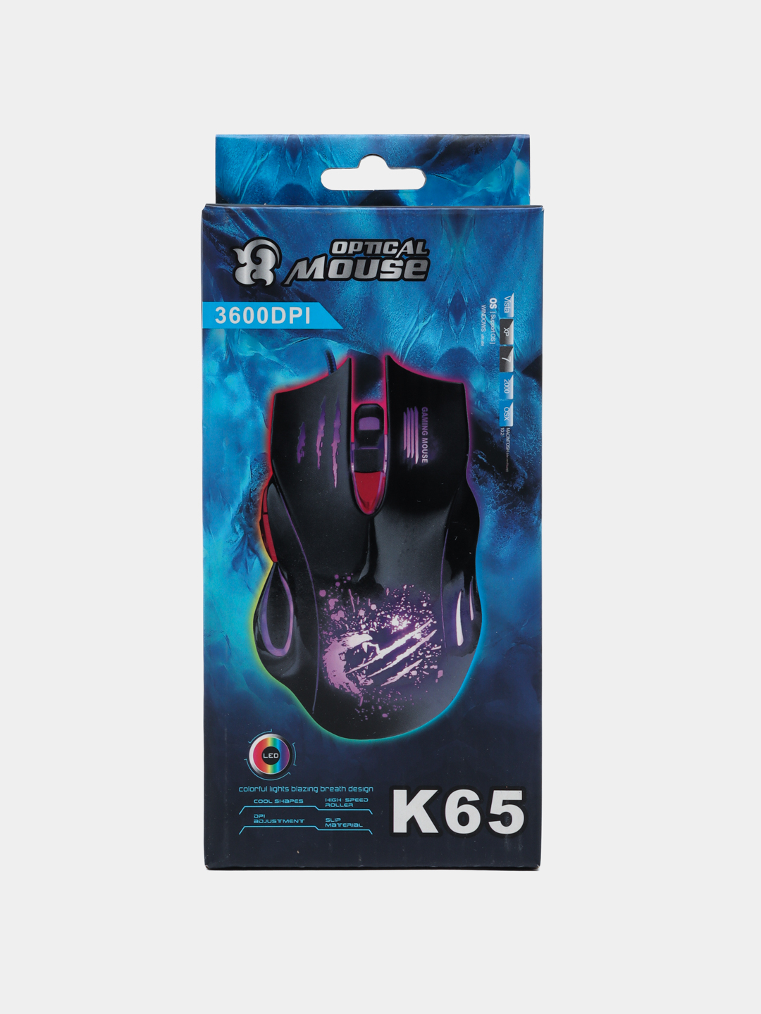 Kompyuter simli rangli oʻyin sichqonchasi Scroll Wheel geymer ...