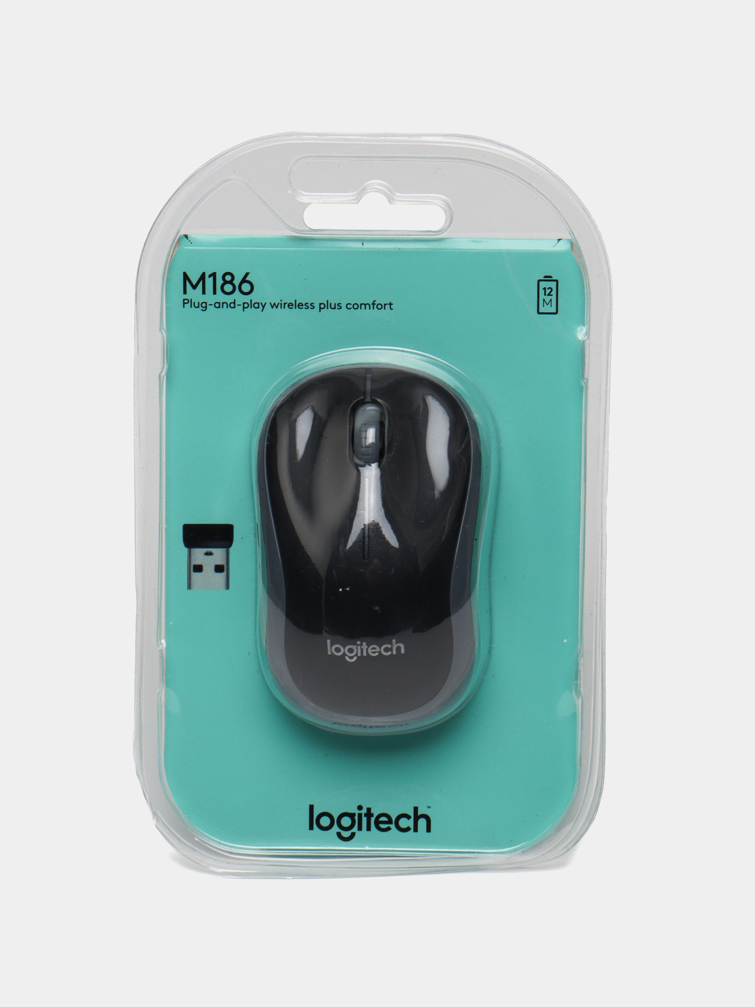 Купить Беспроводная мышь Logitech M186 за 55000 сум с бесплатной ...