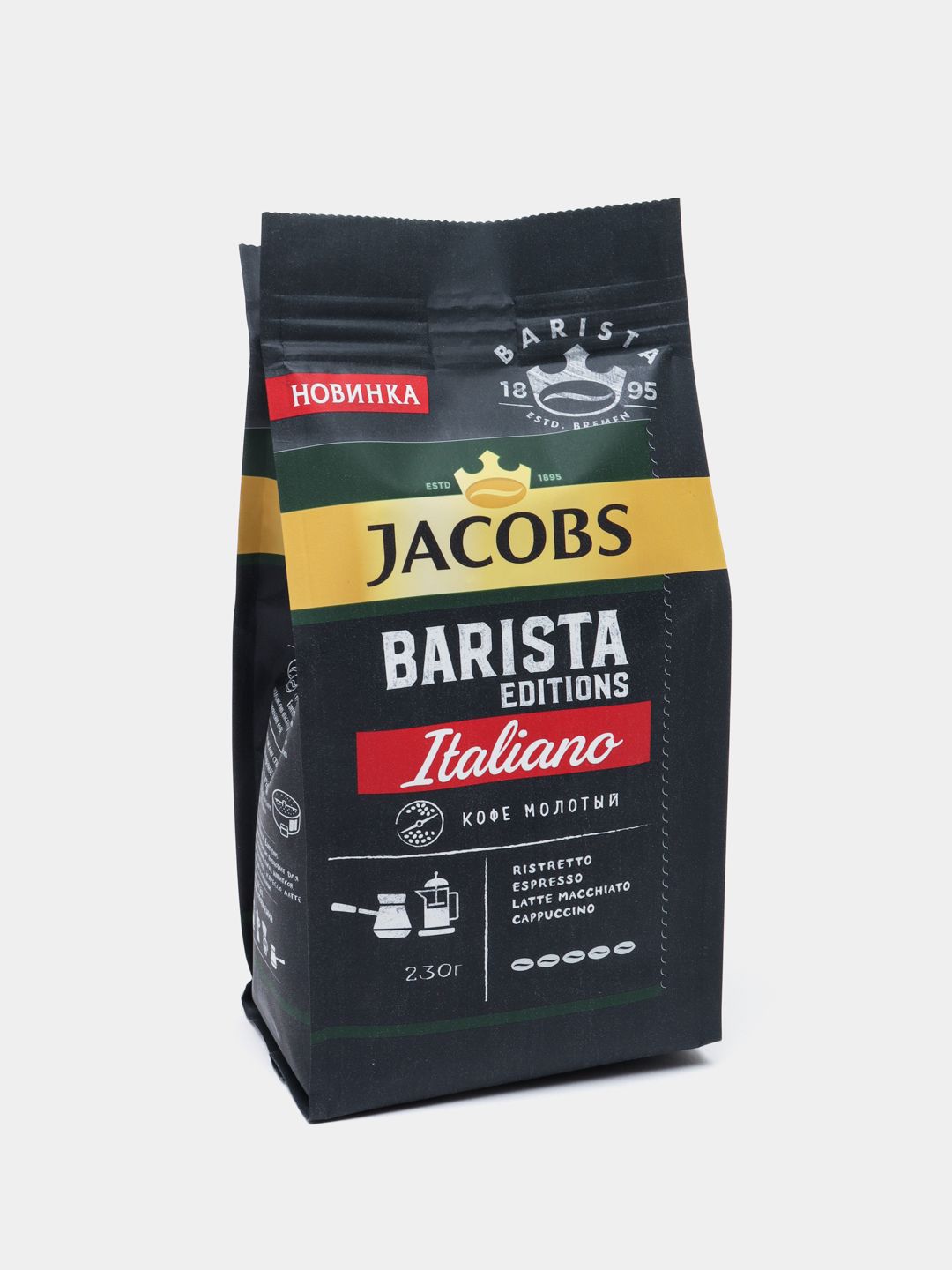 Купить Кофе молотый Jacobs Barista Editions Italiano, 230 г за 72000 ...
