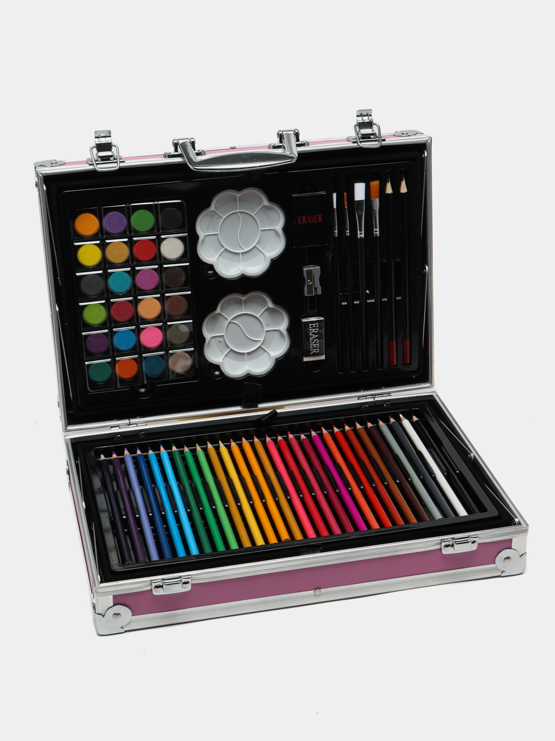 Bolalar ijodi uchun qalamlar va bo'yoqlar to'plami 145 dona oqni arzon ...