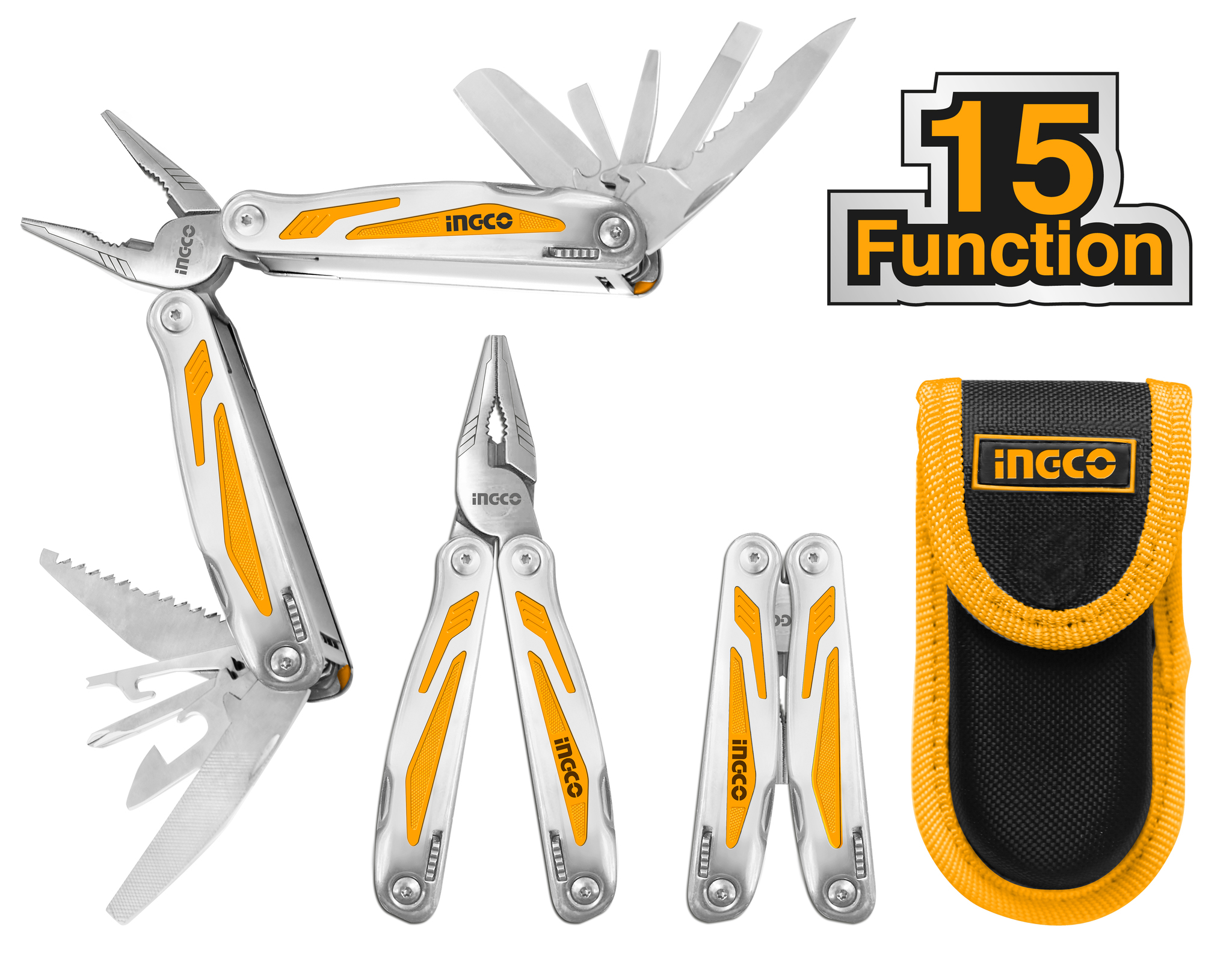 Купить Мультитул 15 в 1 Ingco Hfmft0115 Industrial за 200000 сум с