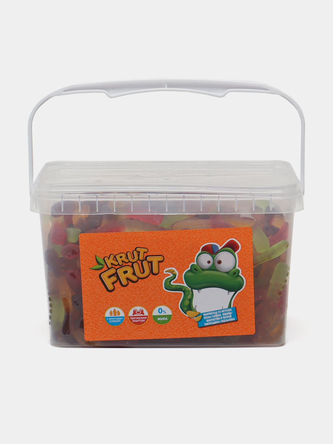 Жевательный мармелад KrutFrut "Забавные змейки", 1.3 кг купить по ...
