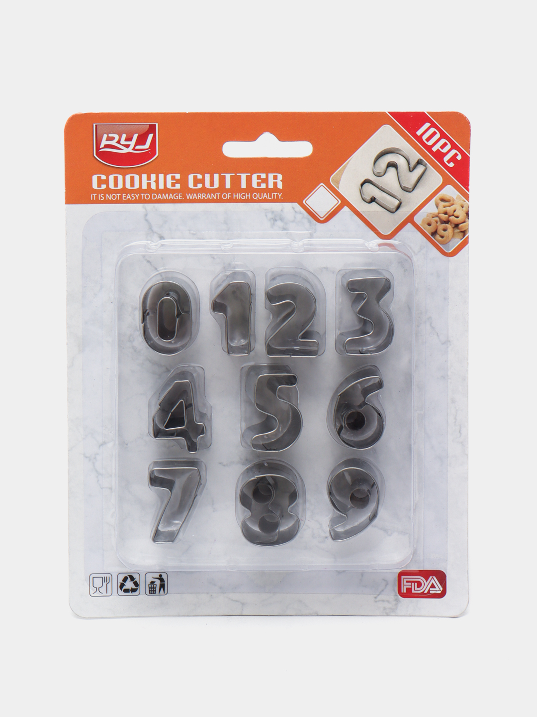 Qandolat qoliplari pishirish uchun Raqamlar, xamirdan qoliplarni ...