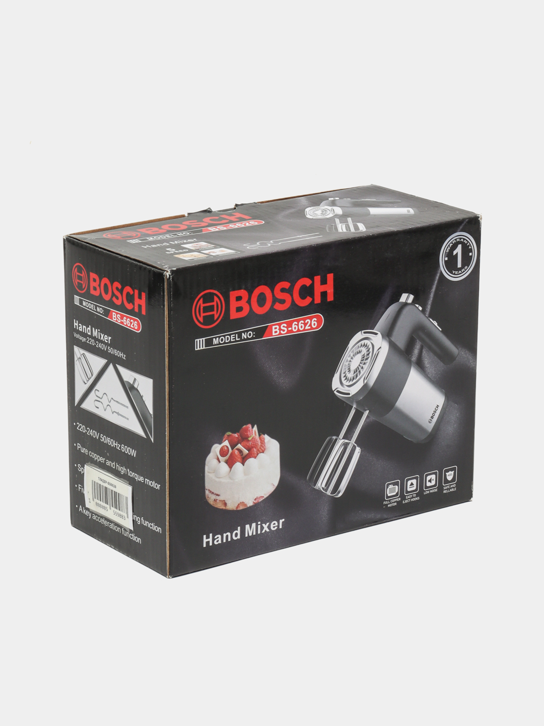 Купить Кухонный миксер BS-6626 с режимом Turbo, нержавеющая сталь за ...