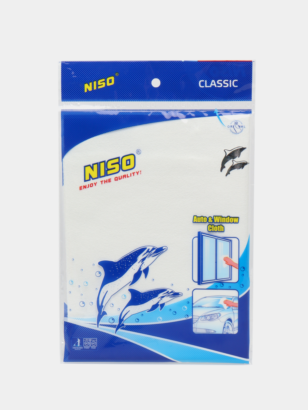 Купить Универсальная тряпка-салфетка Niso Classic Дельфин для уборки ...
