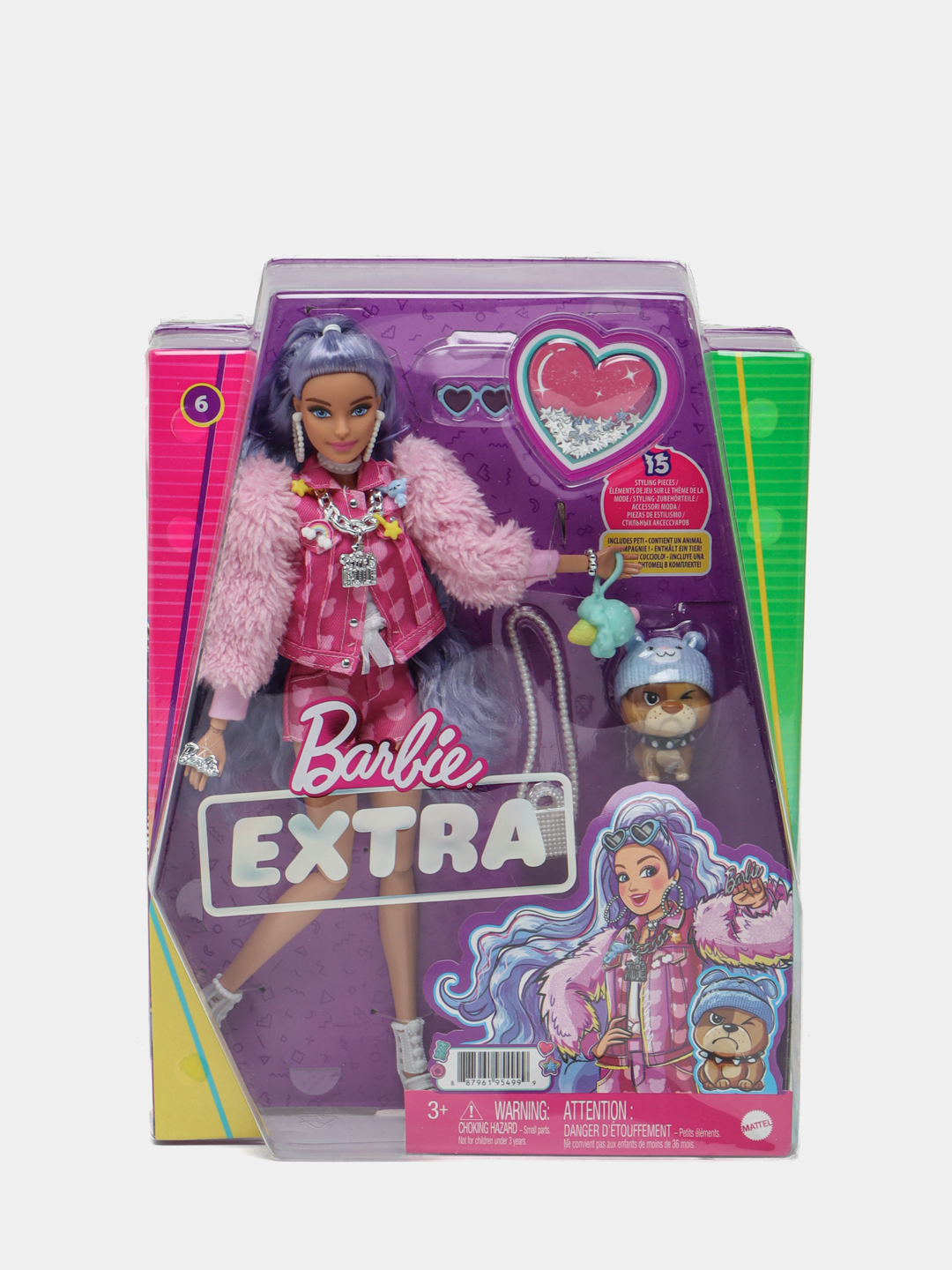 Кукла Barbie BRB XTRA DL MLLE/PRWKL HRGXF08-9633/GXF08-9635 купить по ...