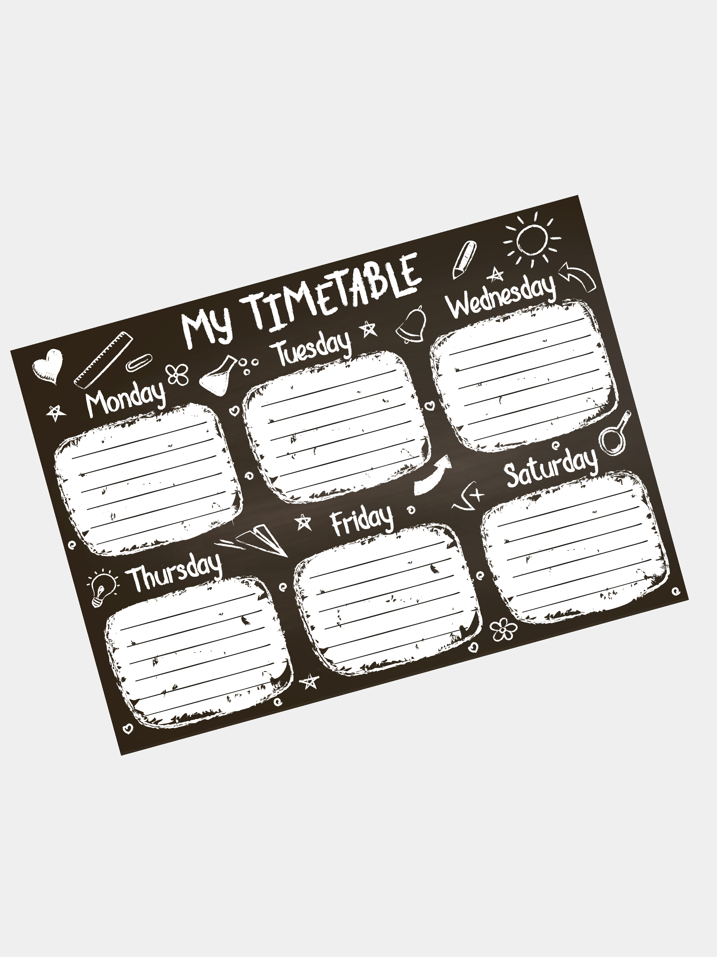 Uzum platformasida Dars jadvali A4ni 1 kunda bepul yetkazib berish bilan 5000ga sotib oling