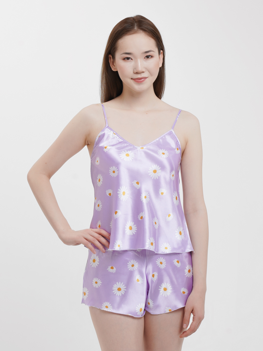 Купить Пижама женская майка + шорты за 140000 сум с бесплатной доставкой за 1 день на Uzum