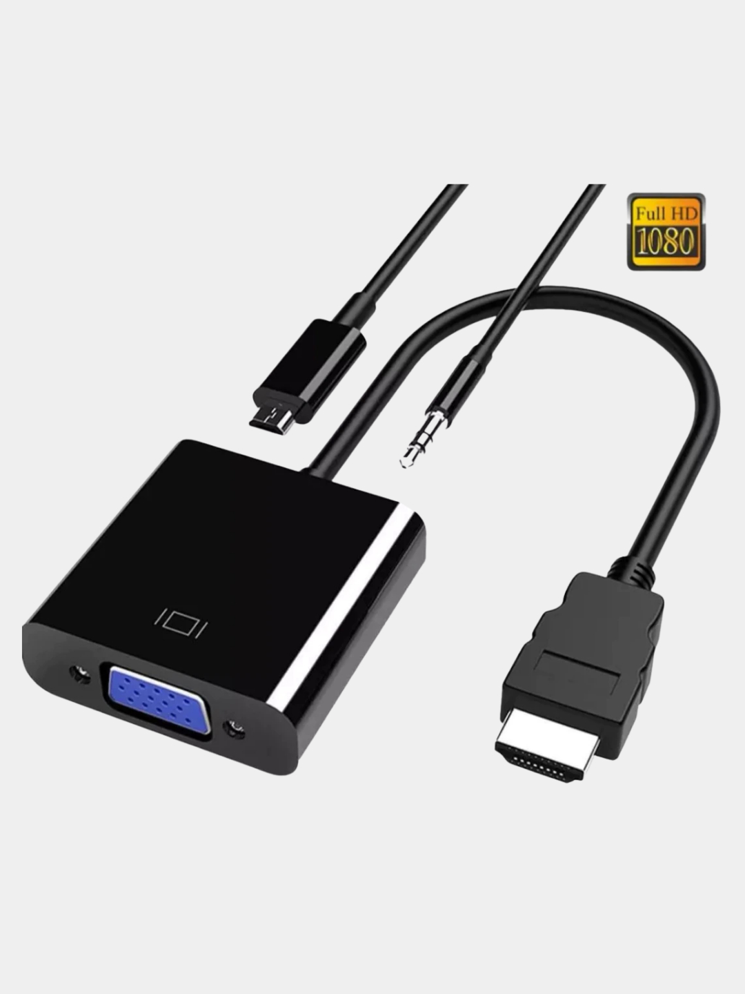 Кабель-переходник HDMI-VGA для подключения монитора, проектора купить ...
