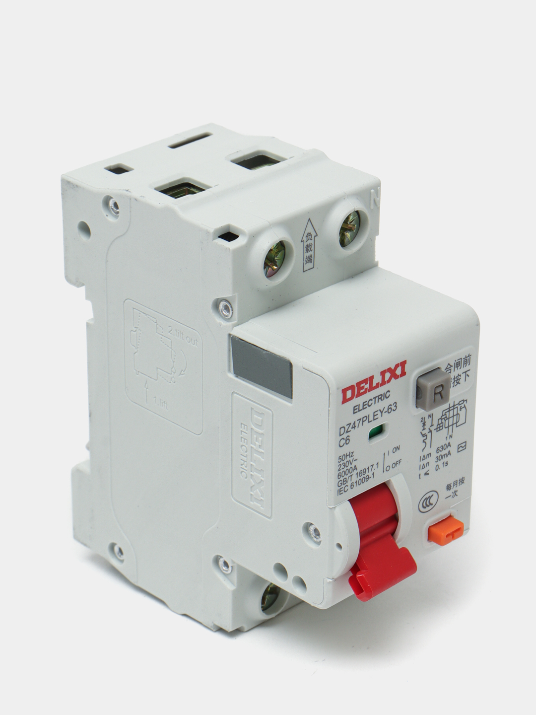 Дифференциальный автомат DZ47PLEY-63R 1P+N C6 купить по низким ценам в интернет-магазине Uzum ...