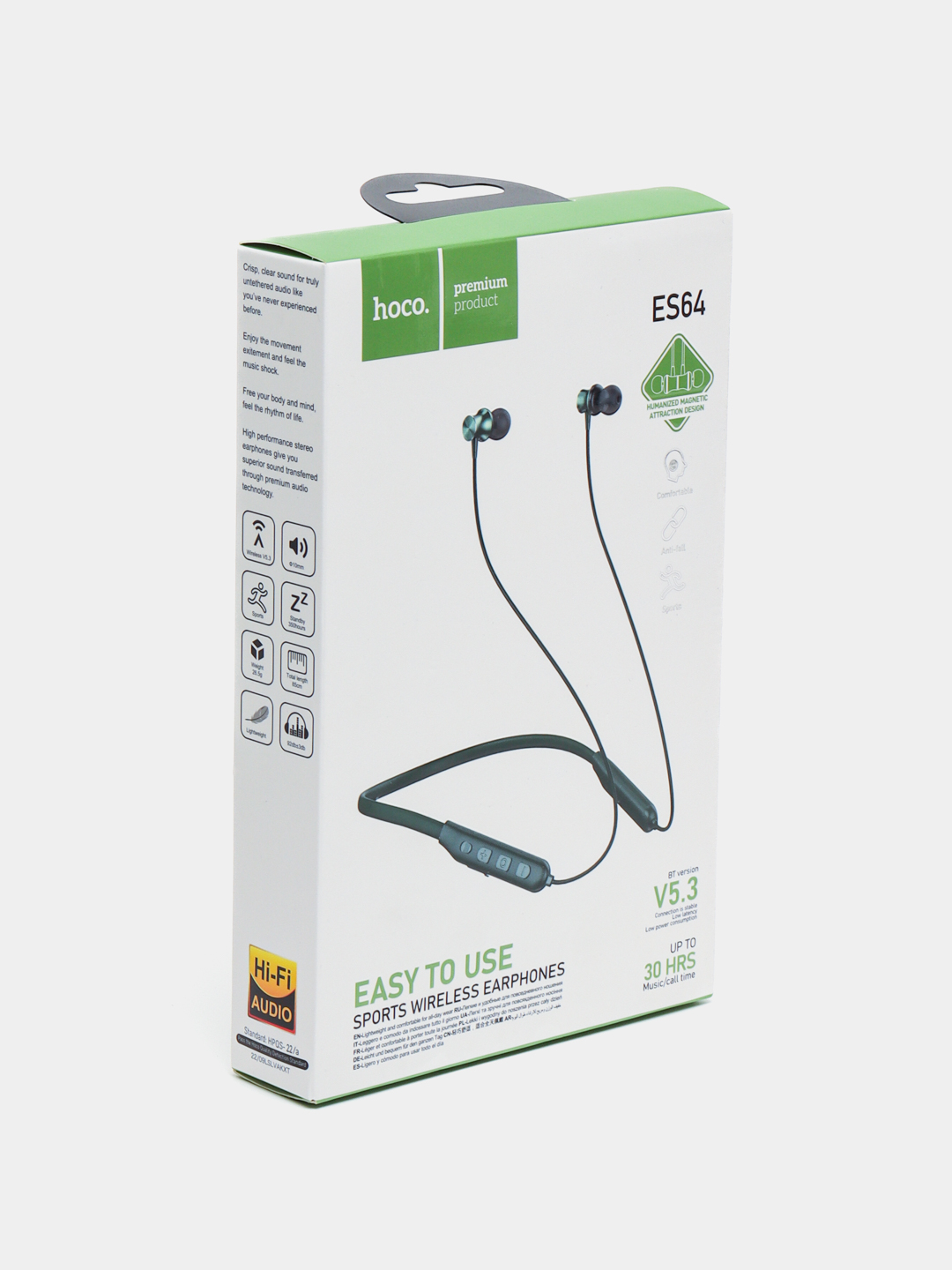 Беспроводные наушники Hoco ES64, спортивные, до 30 часов музыки купить по низким ценам в ...