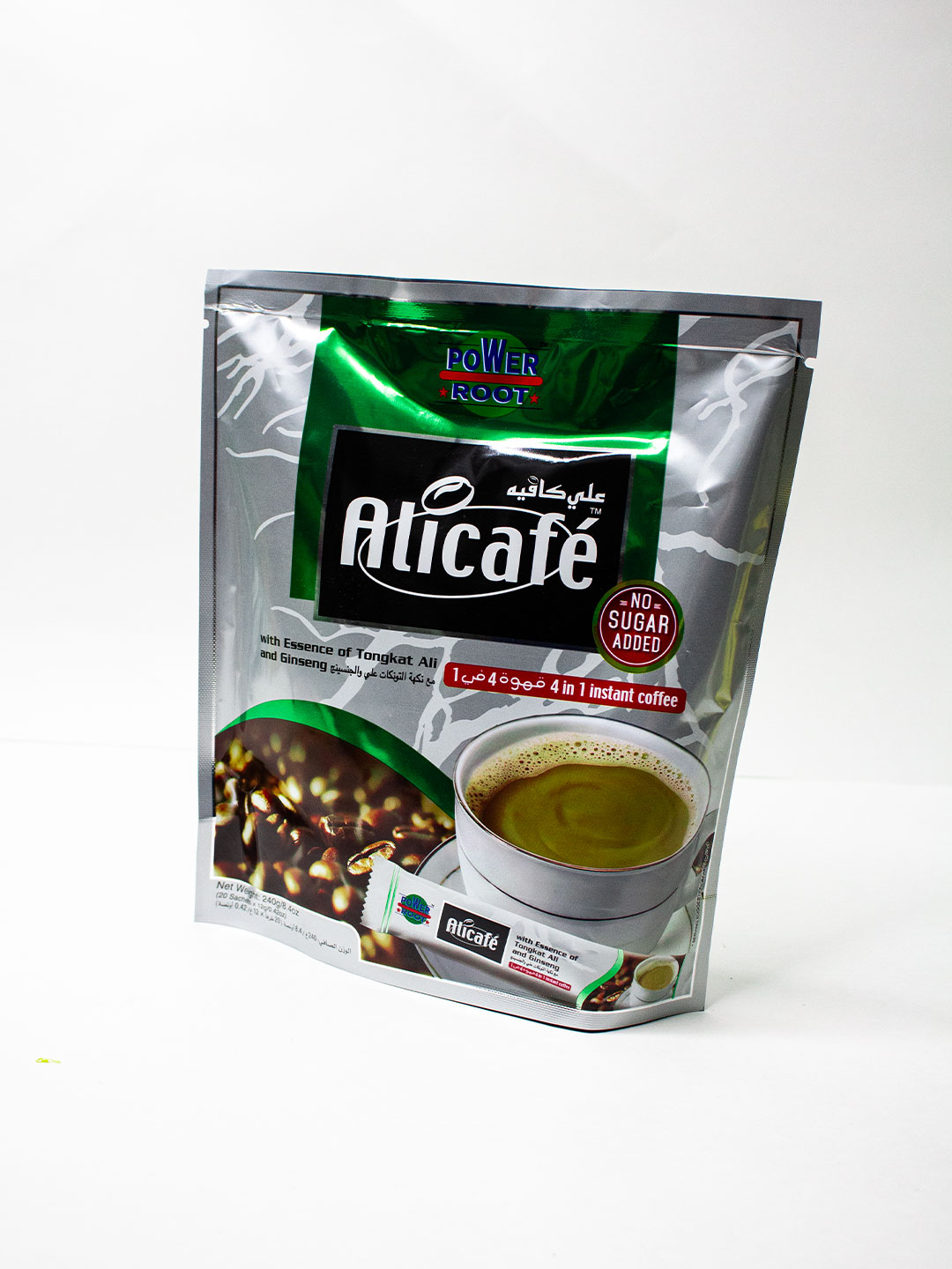 Alicafe tongkat Ali va jenshen ekstraktli, 4 tasi 1 da, 20 donani arzon ...