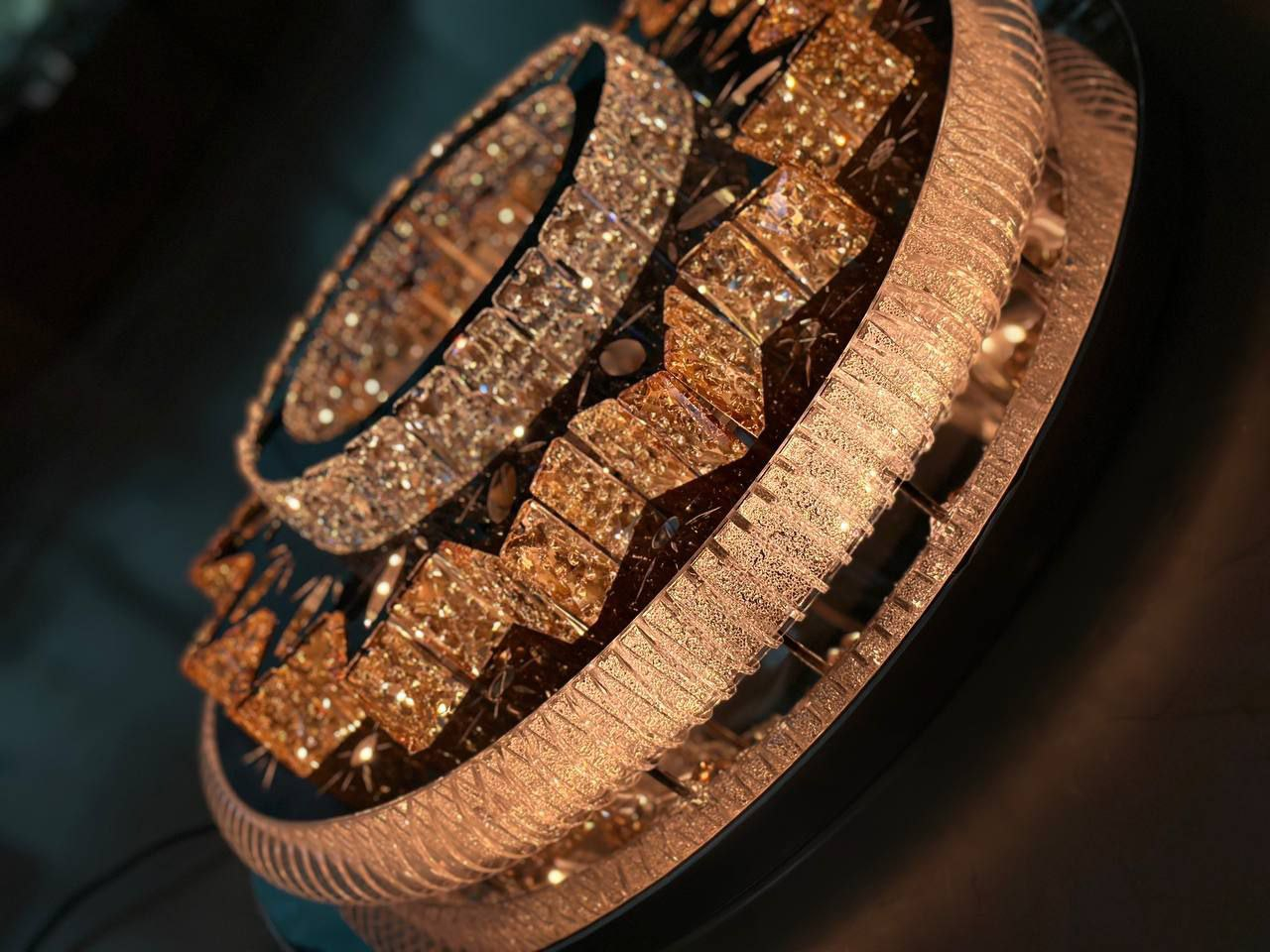 Shiftdagi qandil svetodiodli, musiqiy, kristall, 2 boshqaruv pulti ...