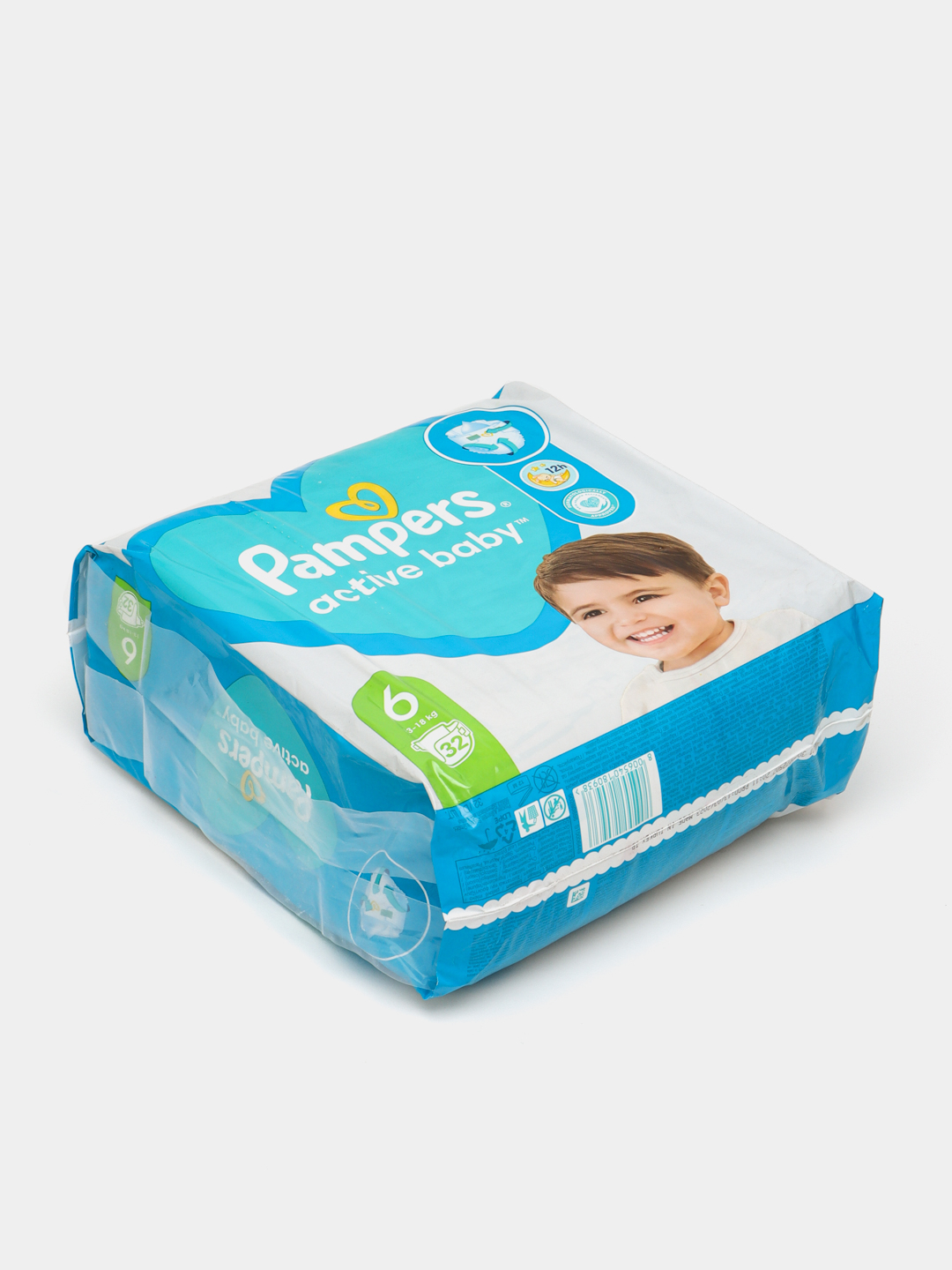 Подгузники для детей Pampers Active Baby 6, 13-18 кг 32 шт купить по ...