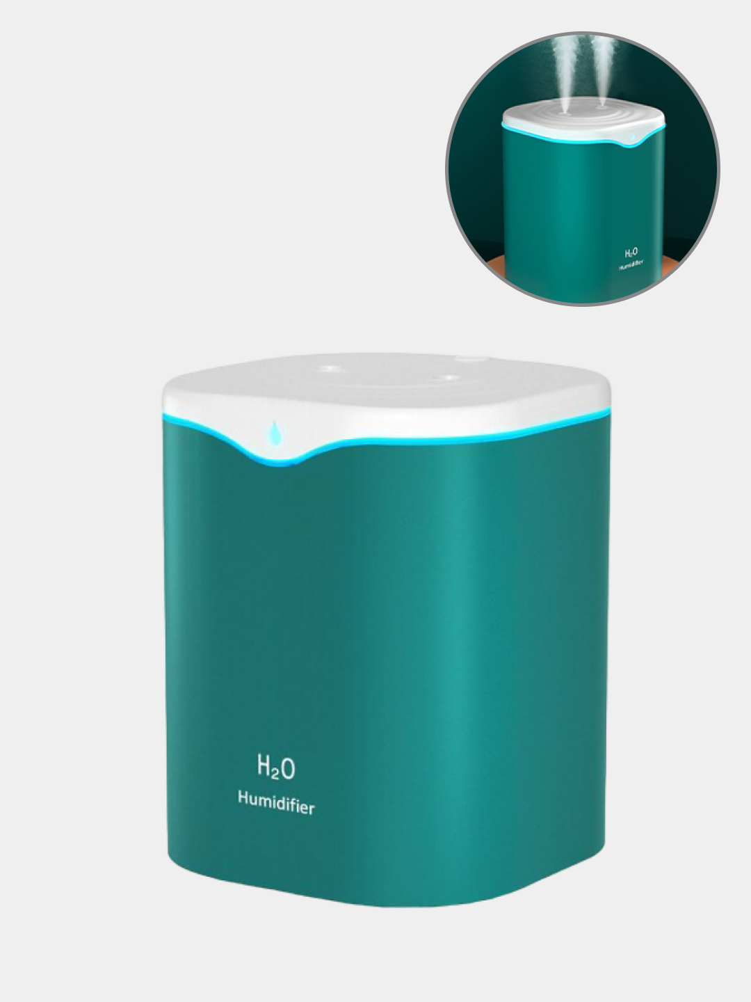 Uy uchun havo namlagich, aromadiffuzor, USB, 2 litr yashilni arzon narxda sotib oling — Uzum ...