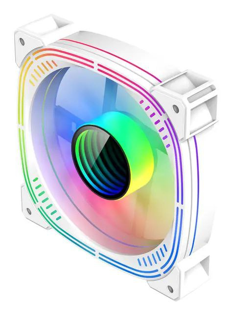 Вентилятор охлаждения 120 мм, для корпуса с rgb подсветкой, 12 в 6 ...