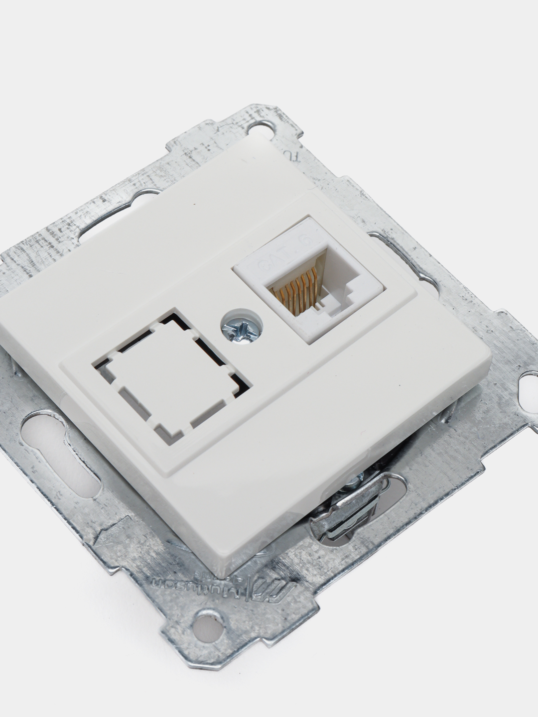 Розетка компьютерная RITA MEK, TUS 1*RJ45, Cat6, белая купить по низким ...