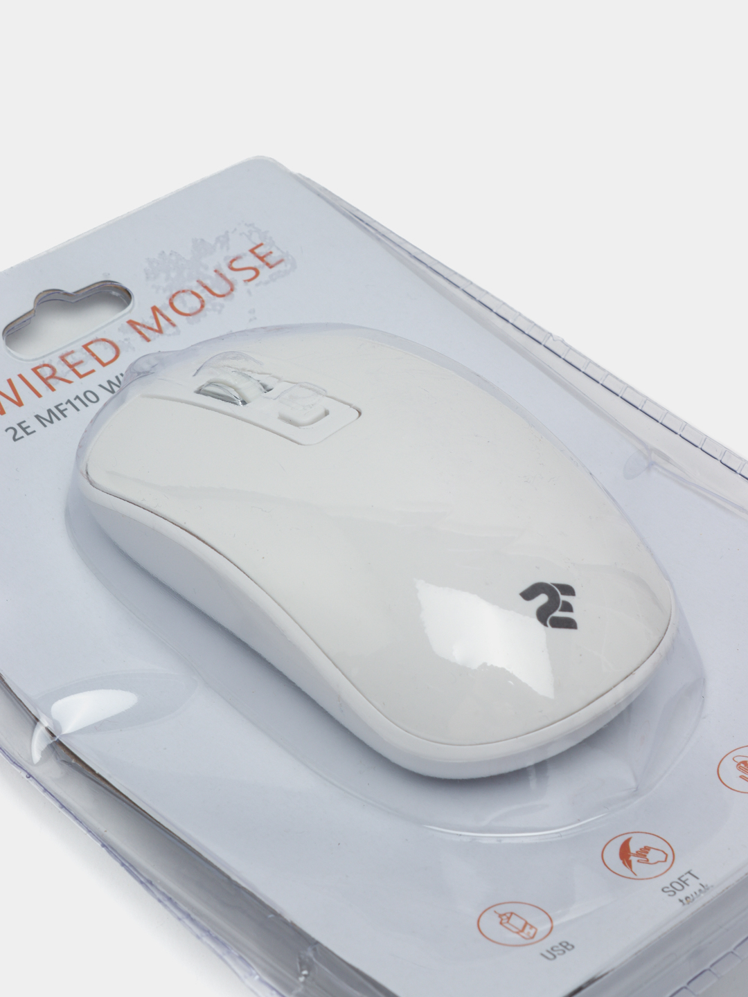 Проводная мышь 2E MF110 USB, с регулировкой DPI, белая купить по низким ...