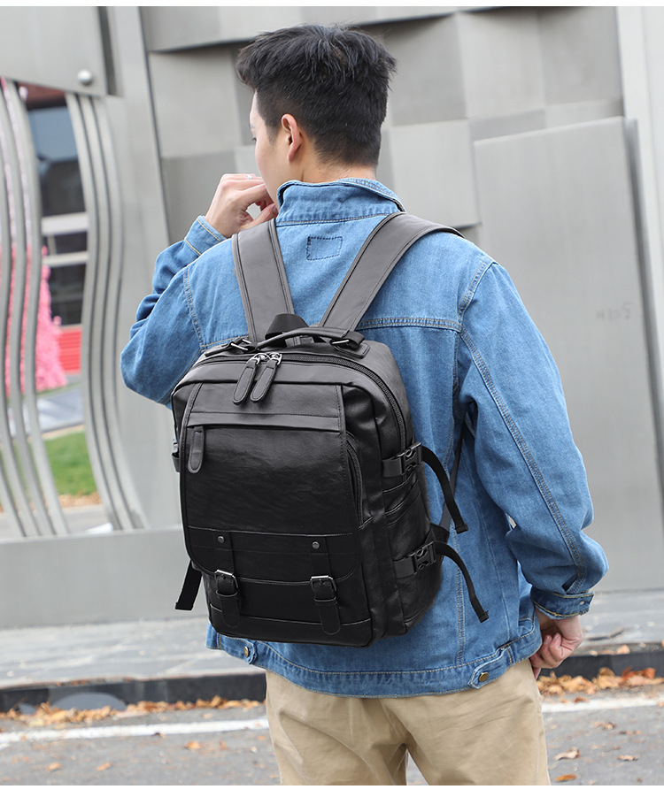 Uzum platformasida Ryukzak eko charmdan uniseks + 12 dona rangli ...