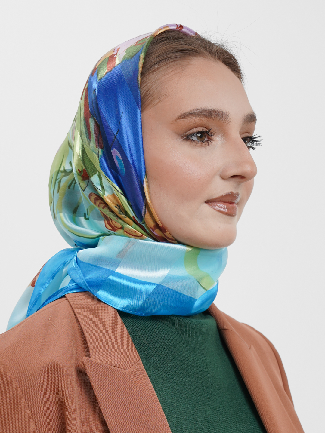 Ayol ipak sharfi, romolni arzon narxda sotib oling — Uzum (551544)