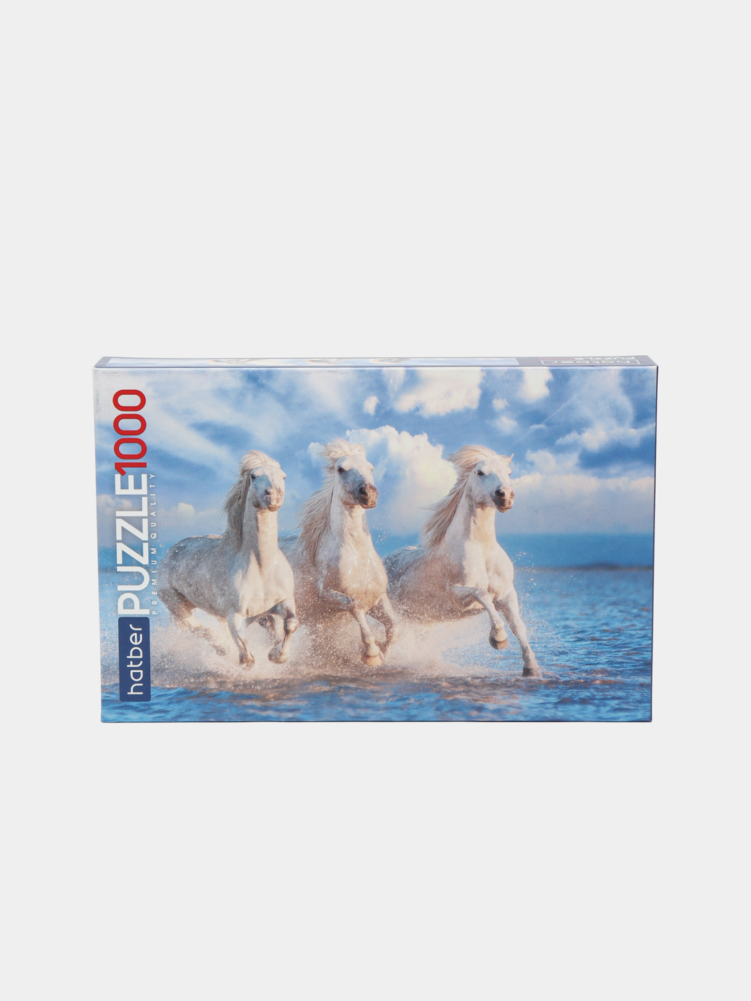 Pazl-O'yin Hatber "Premium" A2f, 480 * 680 mm, 1000 elementlar, Otlar ...