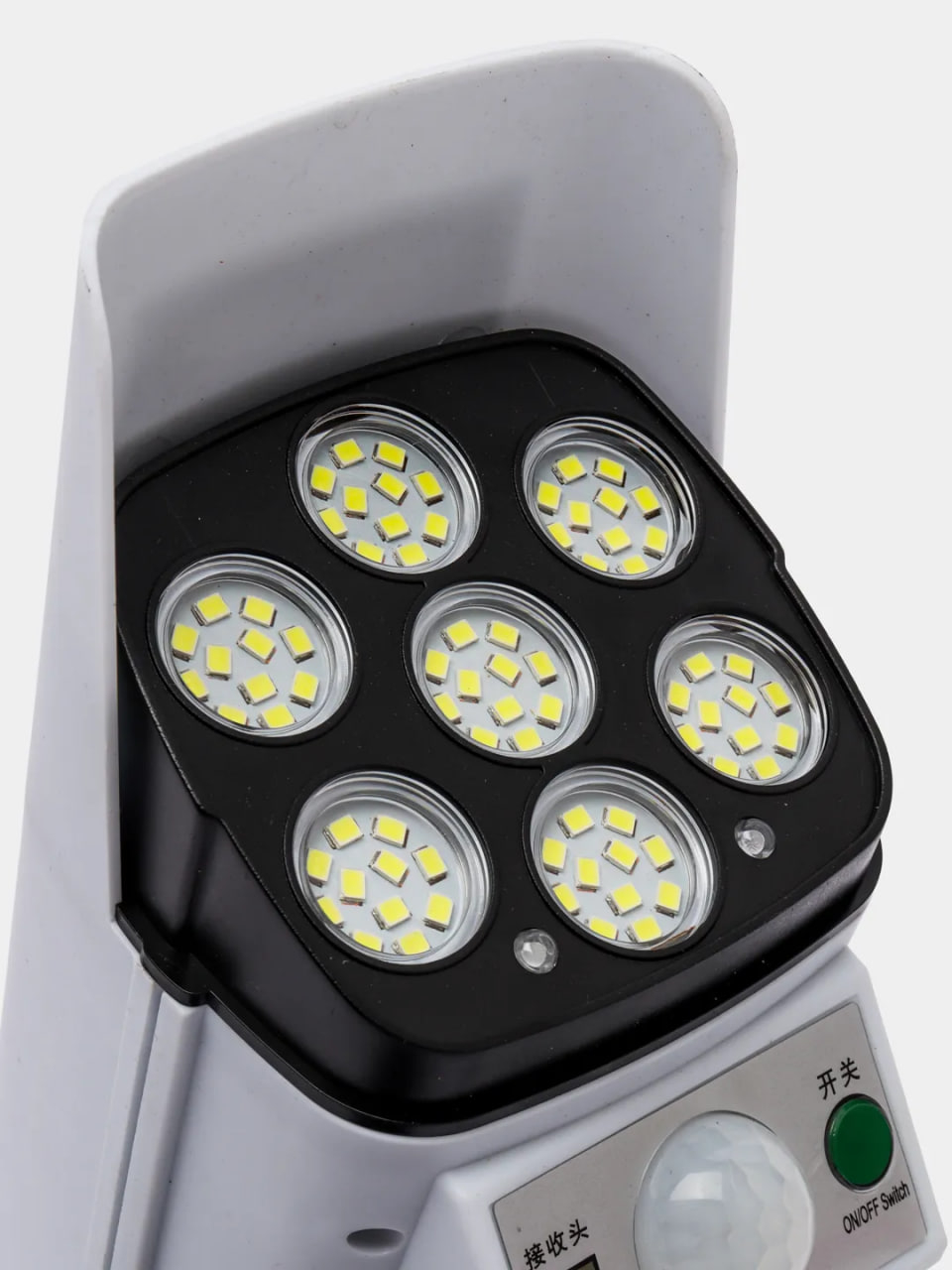 Уличный светильник, прожектор 2 в 1 с датчиком движения, муляж камеры ...