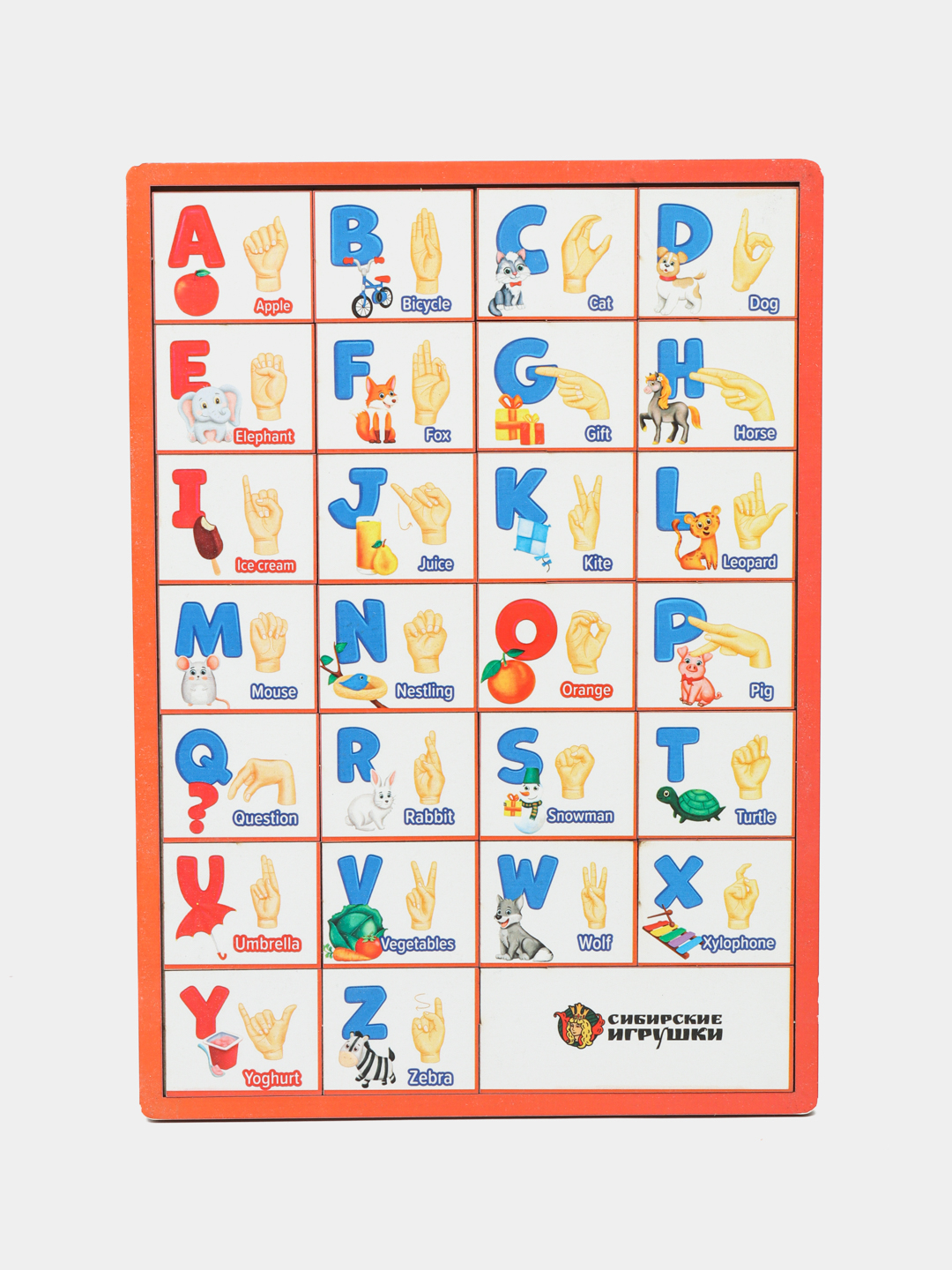 Daktil ingliz alifbosini arzon narxda sotib oling — Uzum (546130)