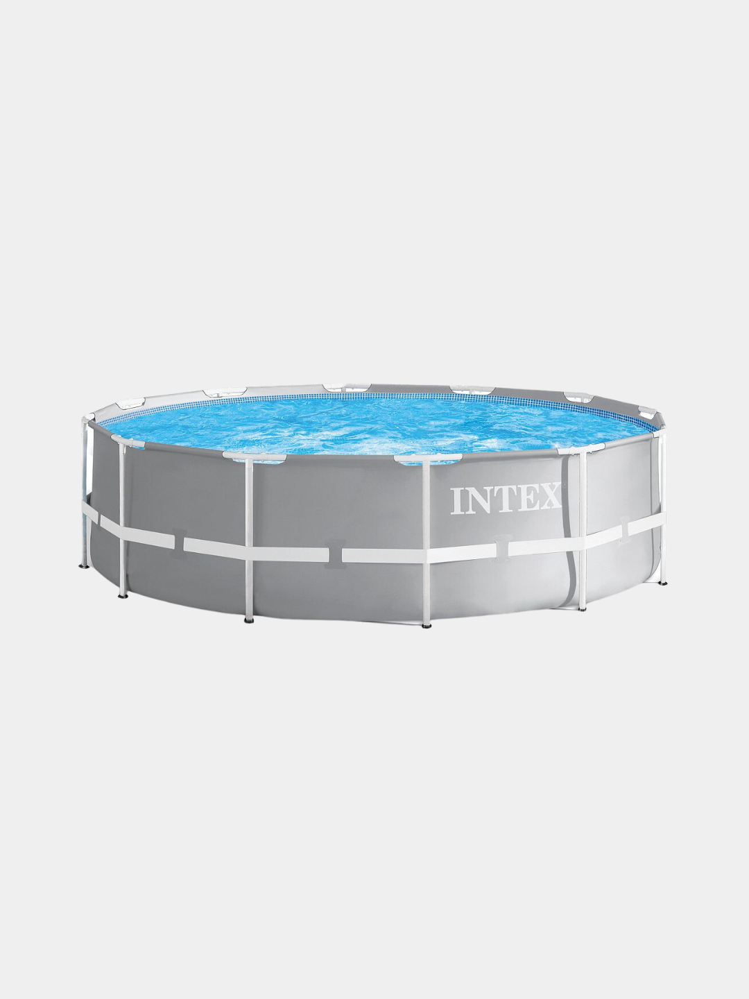 Каркасный бассейн Intex фильтр насос, лестница, тент подстилка, 457 * ...
